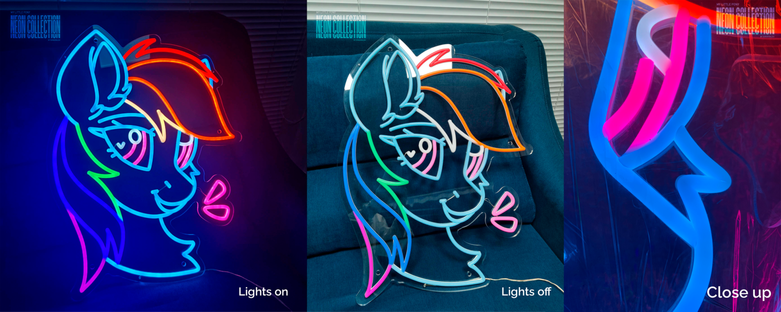 Neon Signs - My Little Pony - MLP FiM - NeonFlex - Sonigiraldo Shop