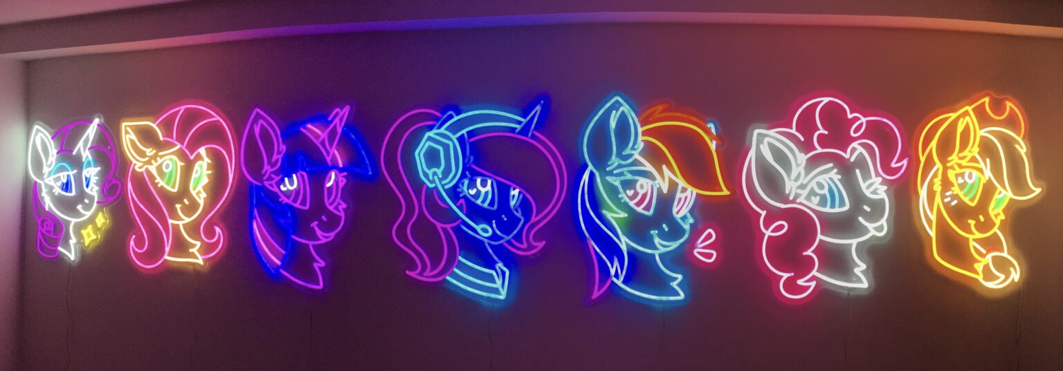 Neon Signs - My Little Pony - MLP FiM - NeonFlex - Sonigiraldo Shop